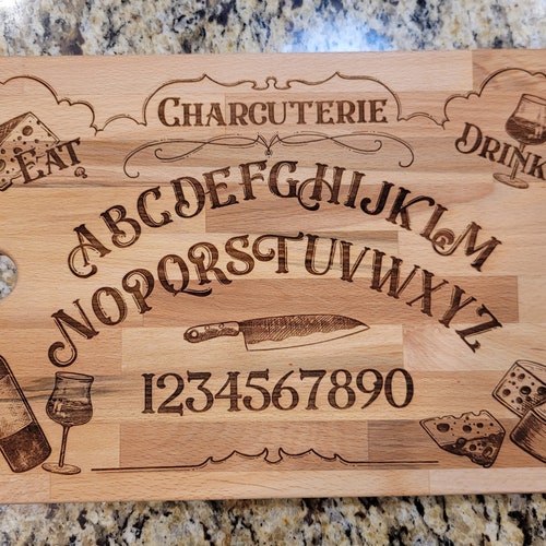 Wine and Cheese Ouija Charcuterie Board | Etsy