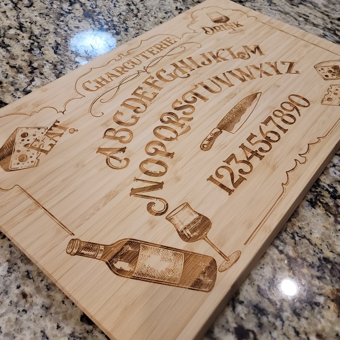 Wine and Cheese Ouija Charcuterie Board - Etsy