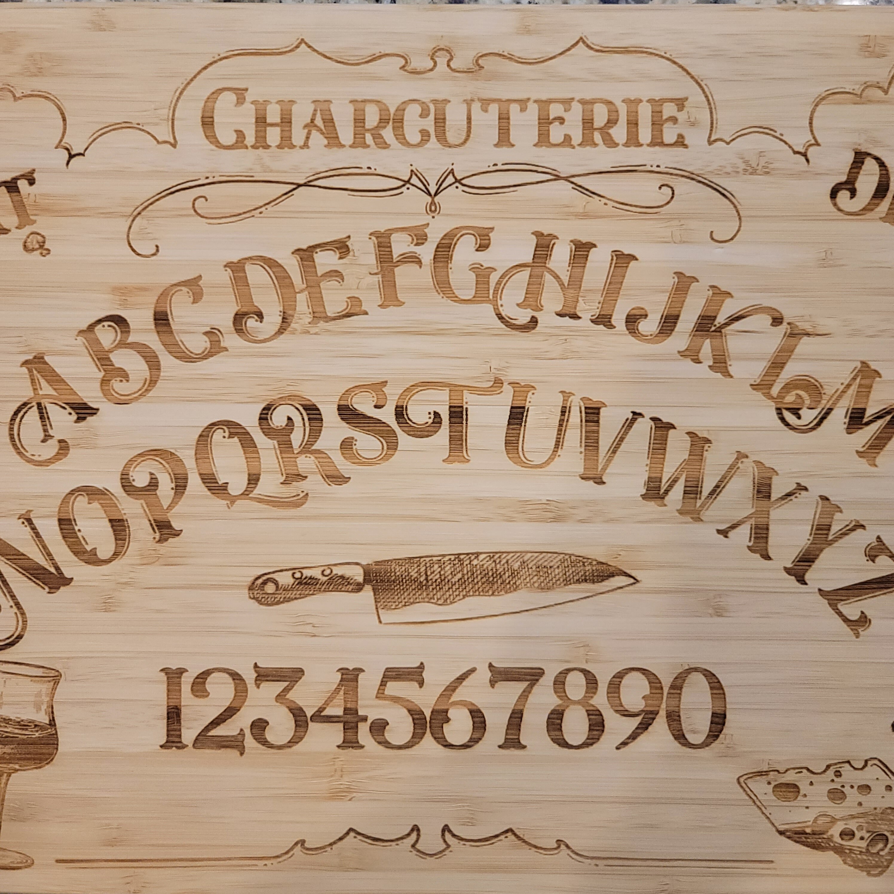 Wine and Cheese Ouija Charcuterie Board - Etsy