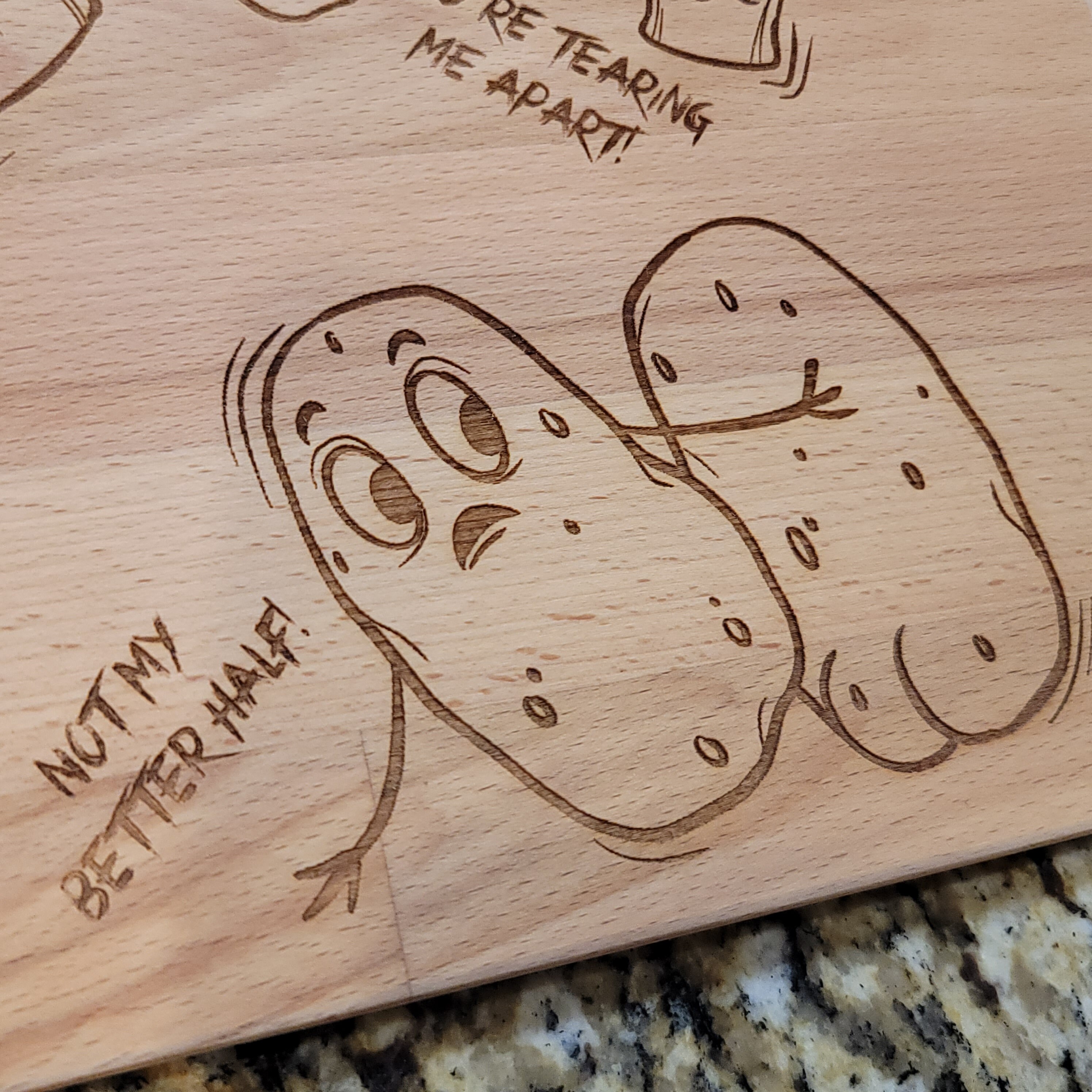 Vegetable MURDER Board - Etsy