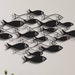Fish Flock Metal Wall Sculpture,metal Fish Flock Sign for Wall Deco ...