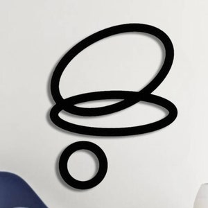 Set of Two Circular Metal Sign Wall Art,metal Sign for Wall,staircase ...