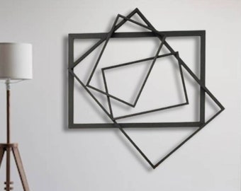 Metal Optical Illusion Decor Metal Wall Art Optical İllusion Wall Art ...