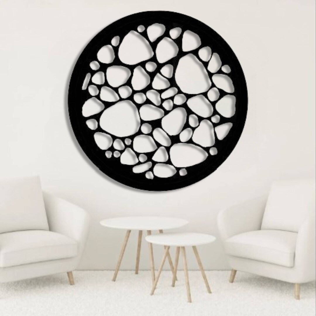 Bacteria Design Metal Wall Frame,abstract Metal Wall Hanging,cells ...