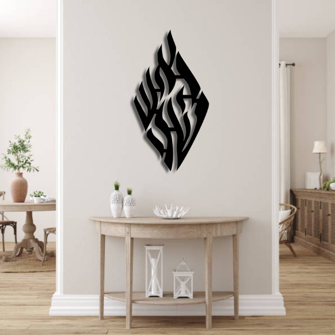 Flame Wall Sign Metal Wall Art,flame Sign Metal Wall Decor,flame Sign ...