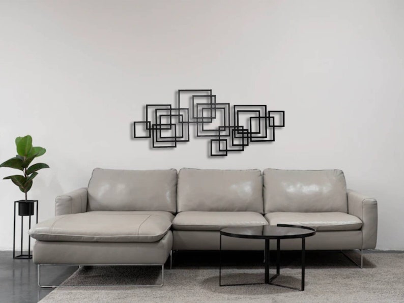 Metal Frame Artwork for Wallmetal Geometric Wall Hanging - Etsy