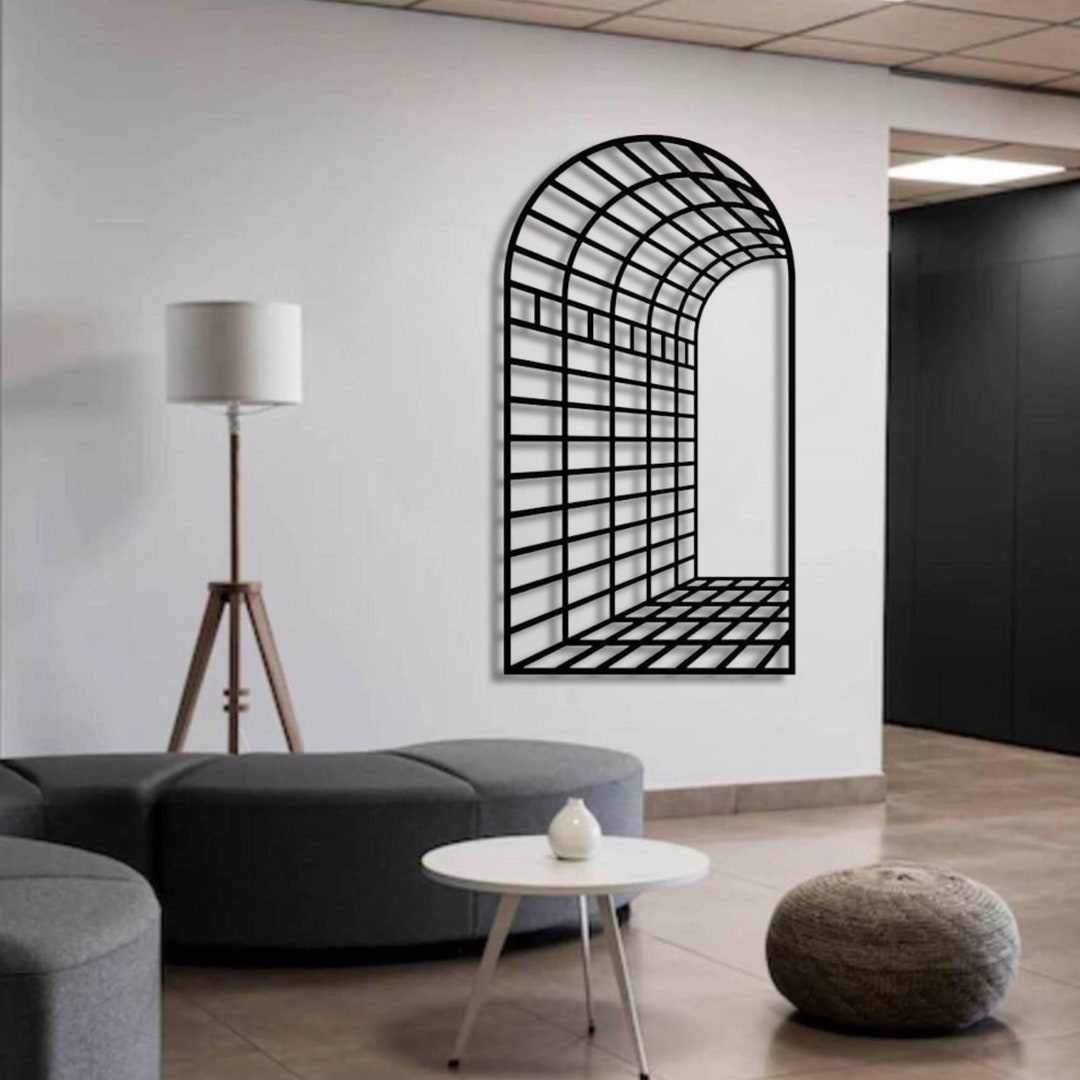 Prison Metal Wall Art,metal Prison Design for Wall,abstract Gate Wall ...