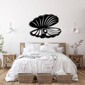 Metal Mussel Sign for Wall,metal Mussel Wall Art for Bedroom,metal ...