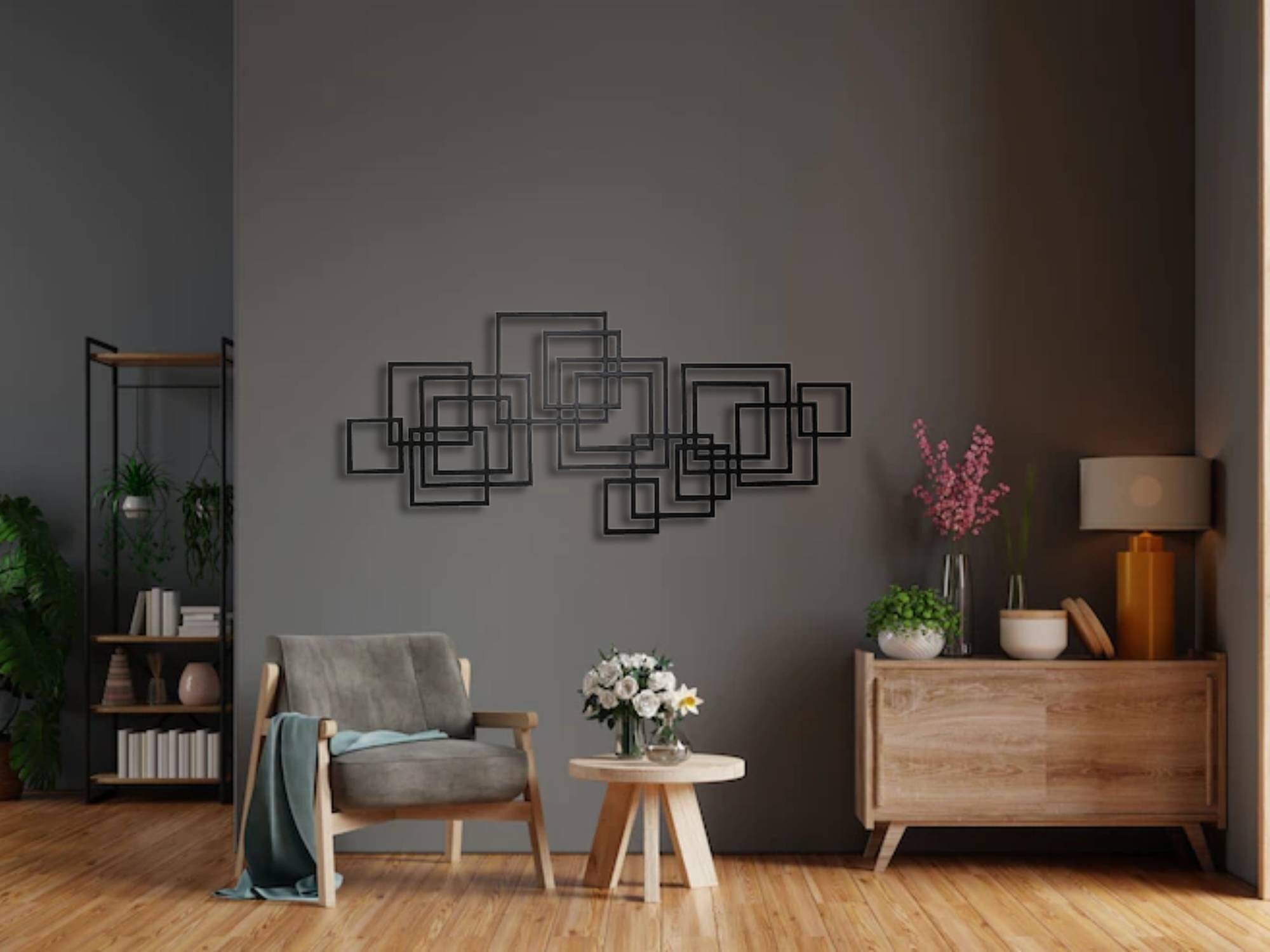 Golden Metal Frame Artwork for Wallmetal Geometric Wall - Etsy