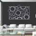 Abstract Bubbles Metal Wall Art Metal Sketch Sign for Wall - Etsy