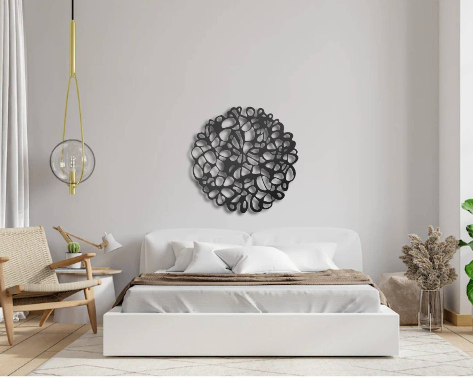 Circular Metal Storm Sign Wall Art Metal Sketch Sign for - Etsy