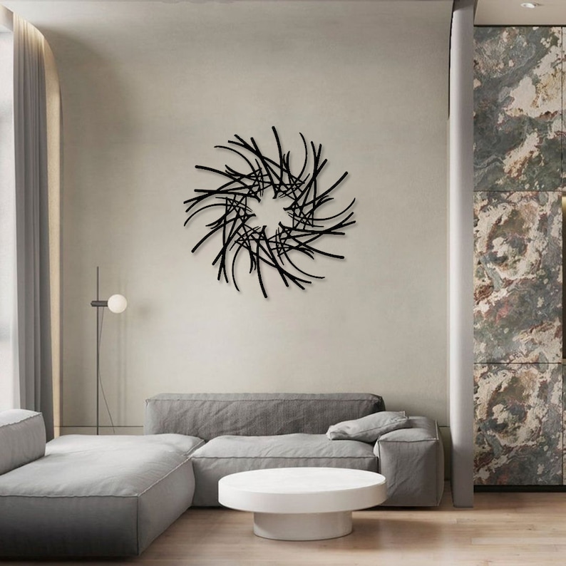 Silver Metal Storm Sign Wall Art,silver Metal Sketch Sign for Wall ...