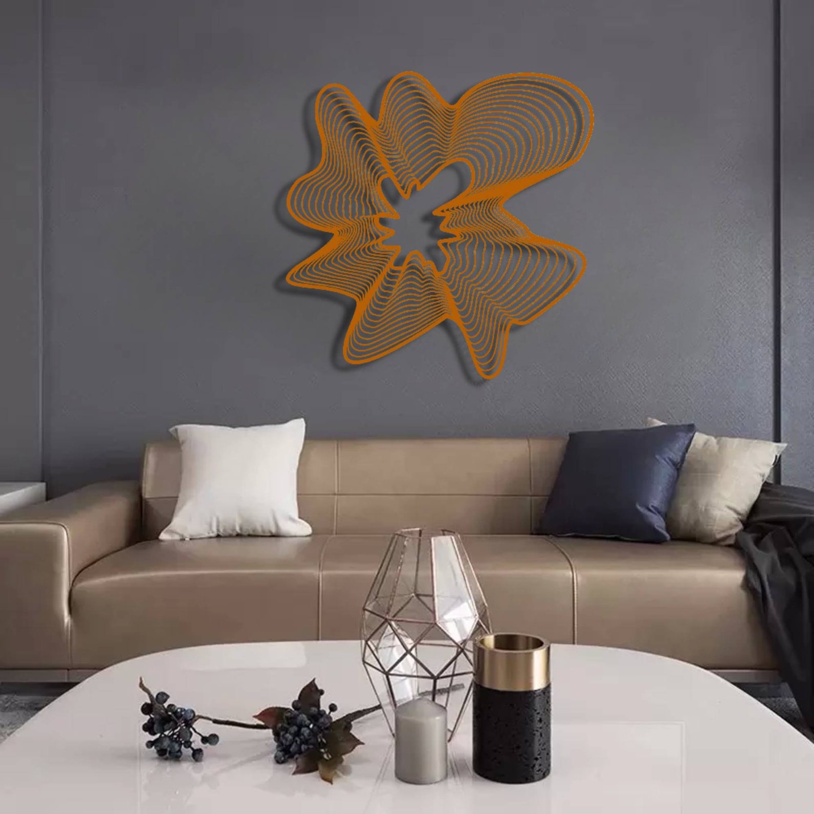 Bronze Metal Irregular Wall Sculpture,unique Wall Decor,irregular ...