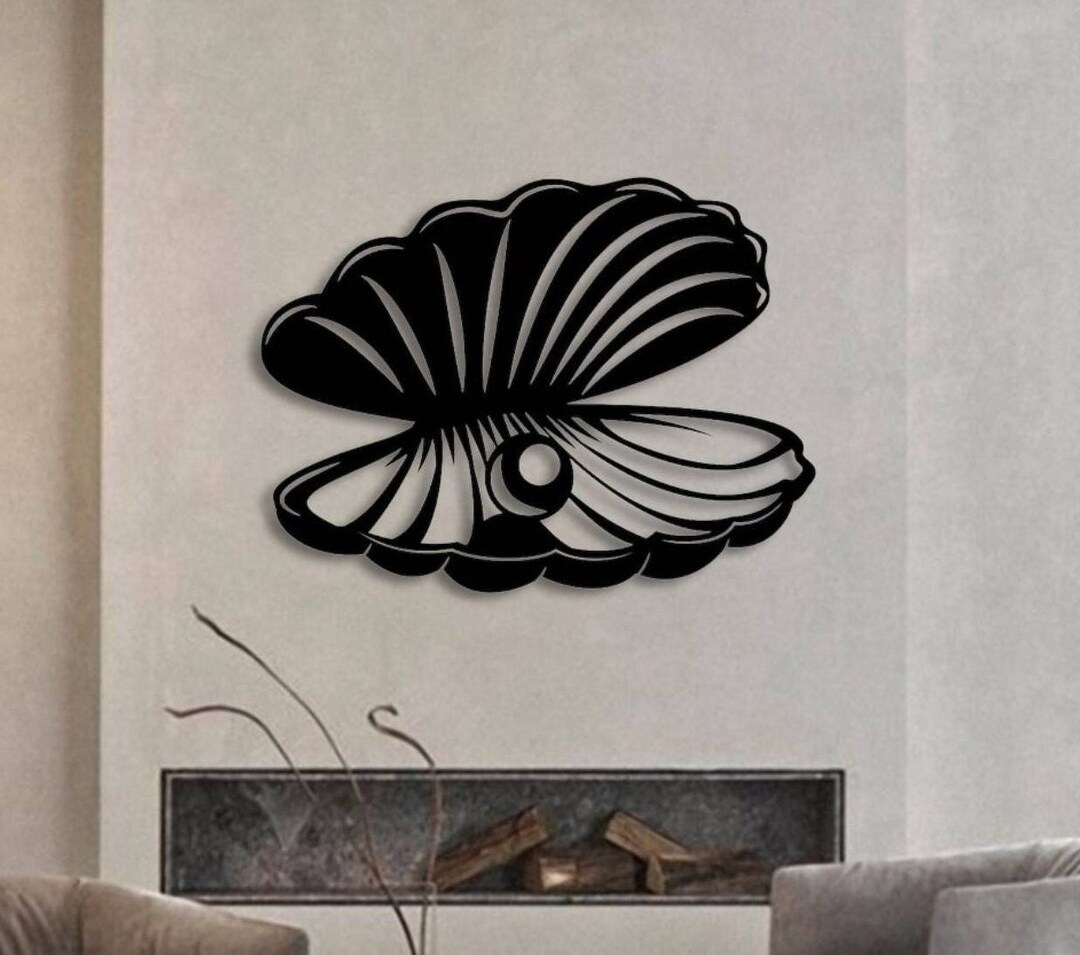 Metal Mussel Sign for Wall,metal Mussel Wall Art for Bedroom,metal ...