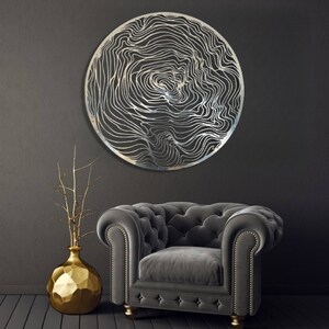 Life1 Golden Metal Irregular Wall Sculpture,unique Wall Decor,abstract ...