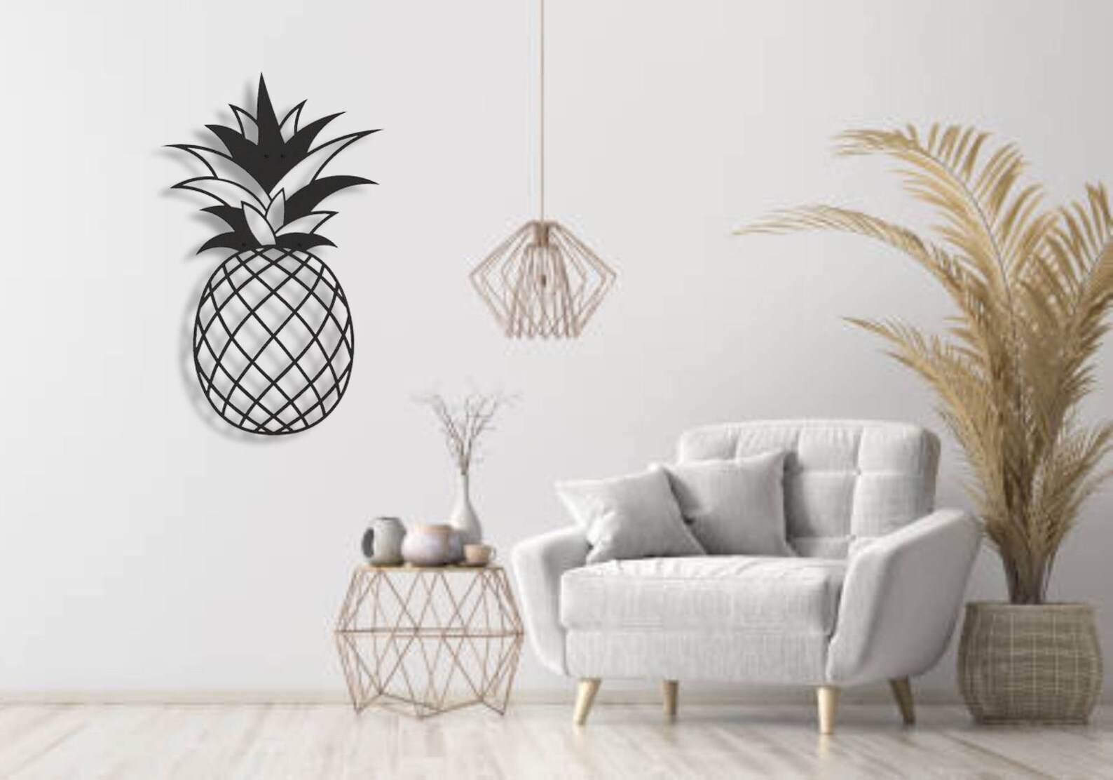 Pineapple Metal Wall Decor,black Metal Pineapple Sign Wall Decor,3d ...
