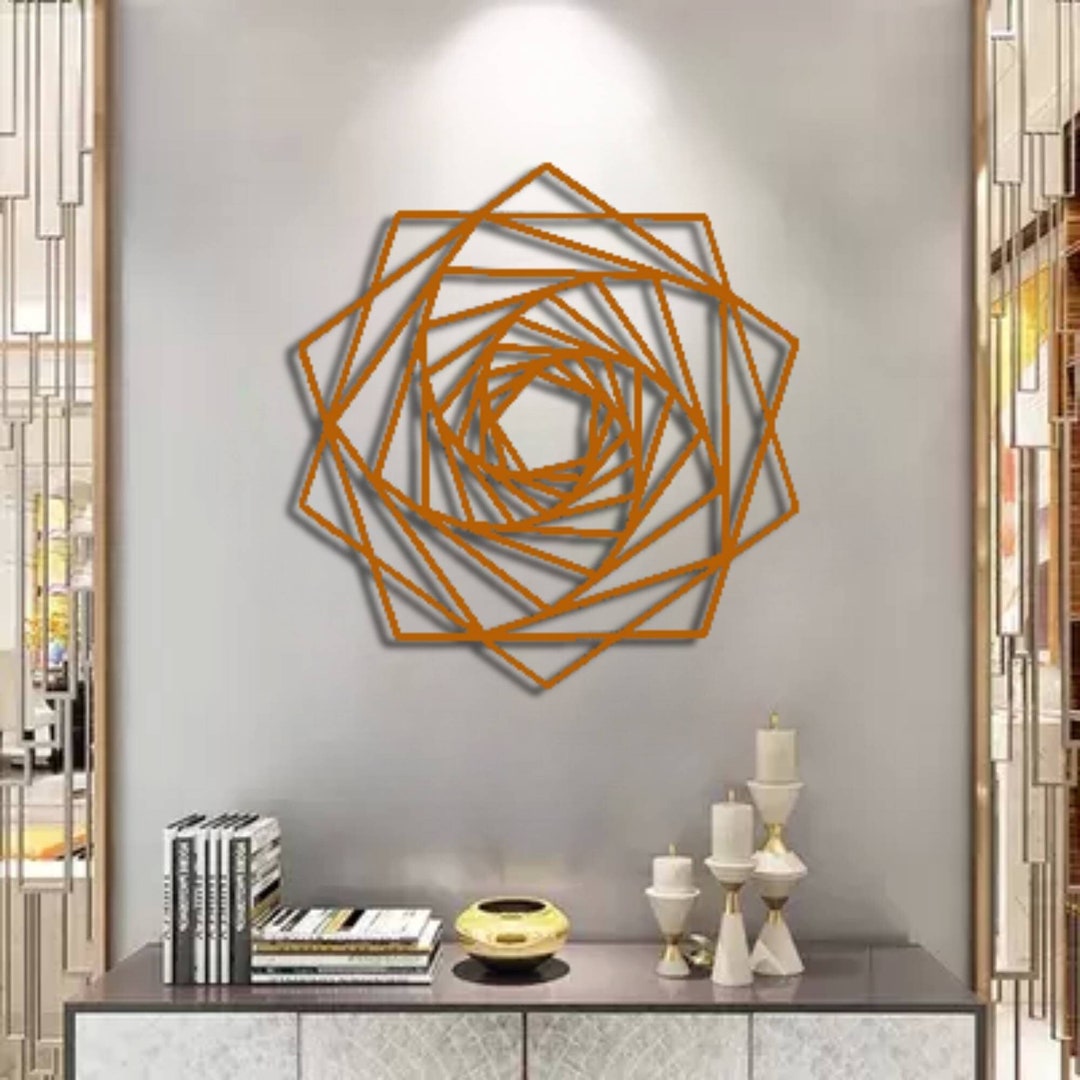 Copper Wall Decor,copper Illusion Wall Decor,metal Bronze Wall Hanging ...