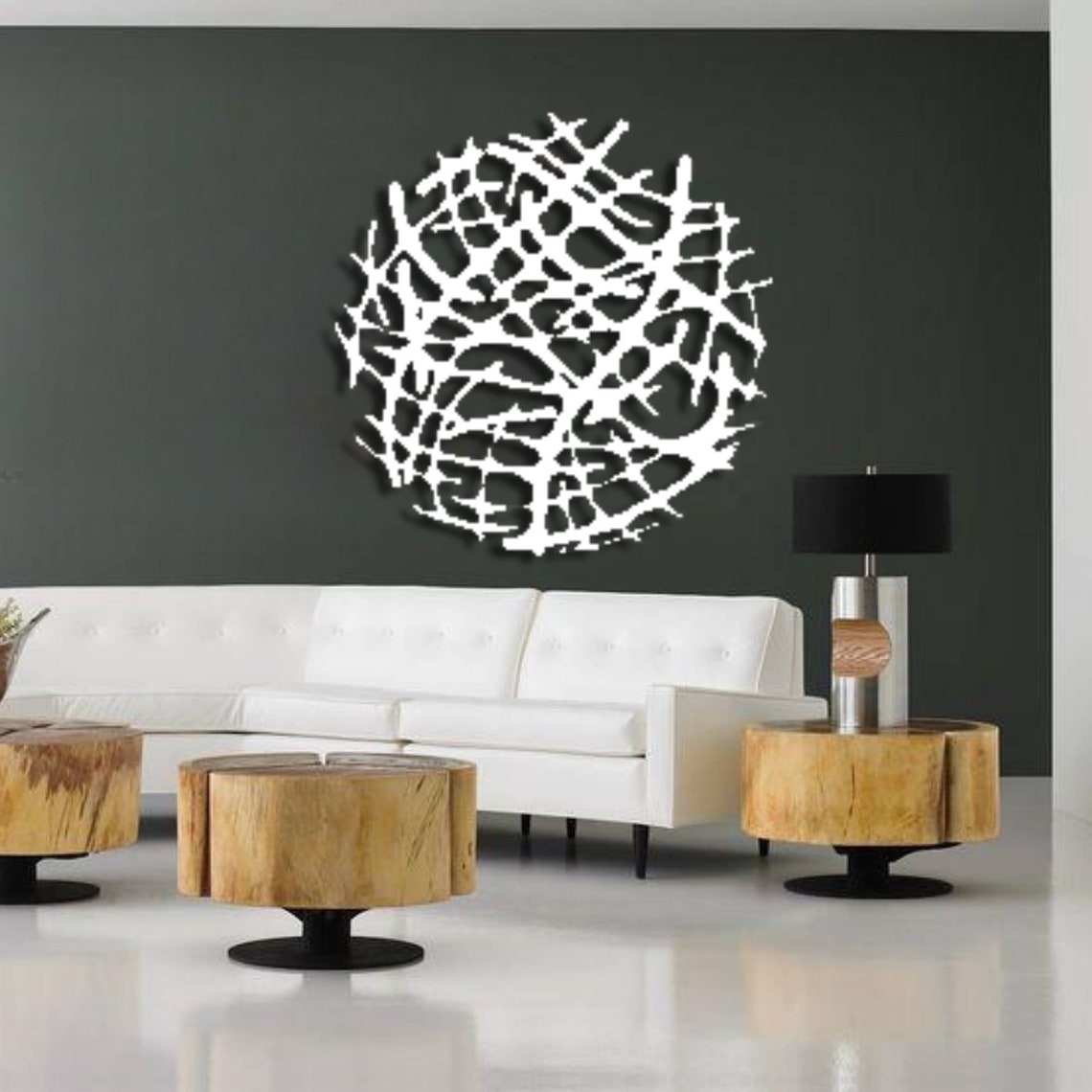 Circular Metal Storm Sign Wall Art Metal Sketch Sign for - Etsy