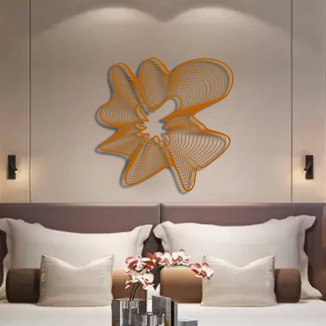 Bronze Metal Irregular Wall Sculpture,unique Wall Decor,irregular ...