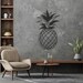 Pineapple Metal Wall Decor,black Metal Pineapple Sign Wall Decor,3d ...
