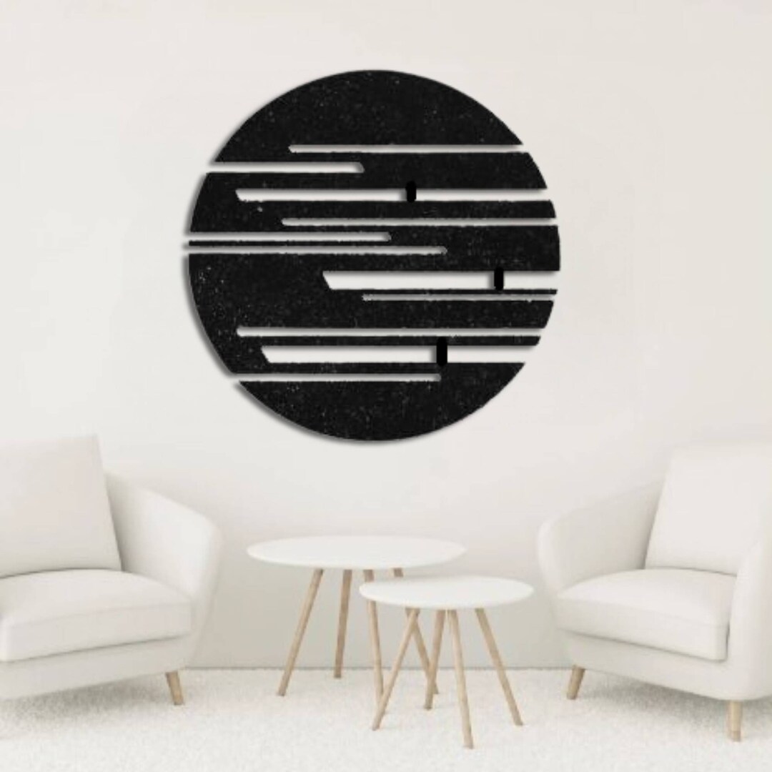Circular Metal Wall Decor,modern Metal Wall Art,contemporary Metal Wall ...