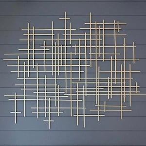 Metal Line Art for Wall,minimalist Metal Black Wall Sign,metal Lines ...