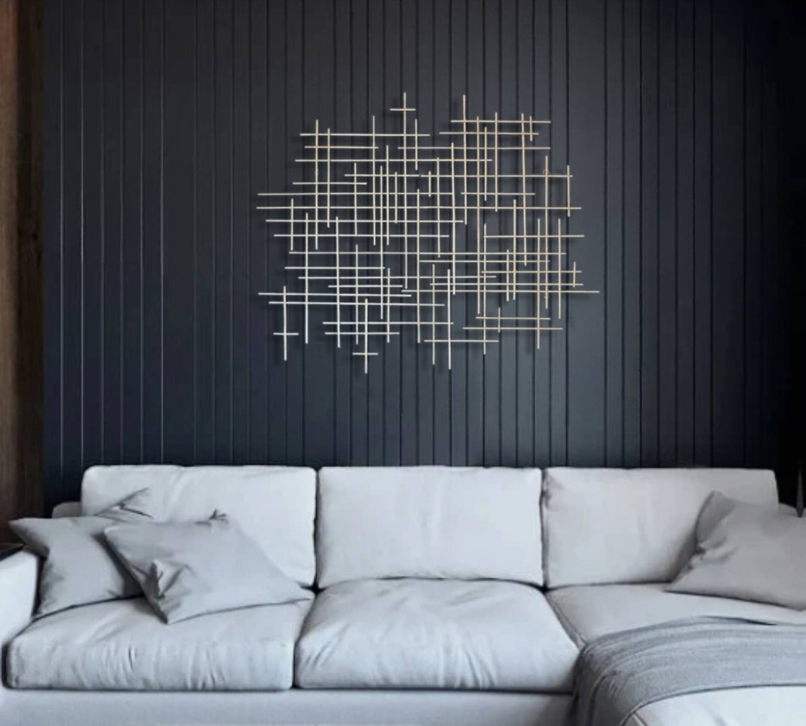 Metal Line Art for Wallminimalist Metal Black Wall Signmetal - Etsy