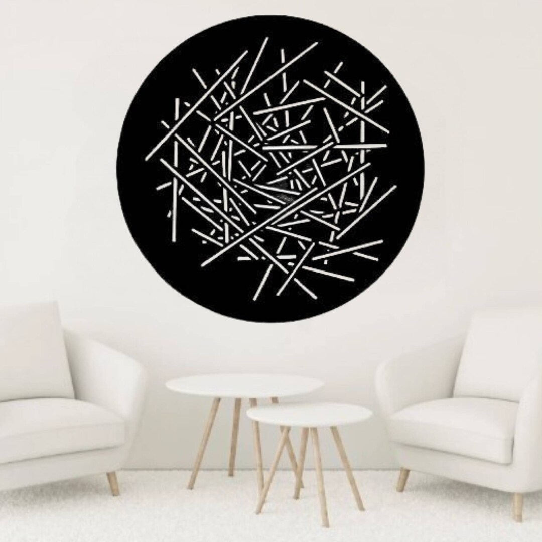 Staircase Wall Decor Ideas Modernt,metal Lines Design for Wall,metal ...