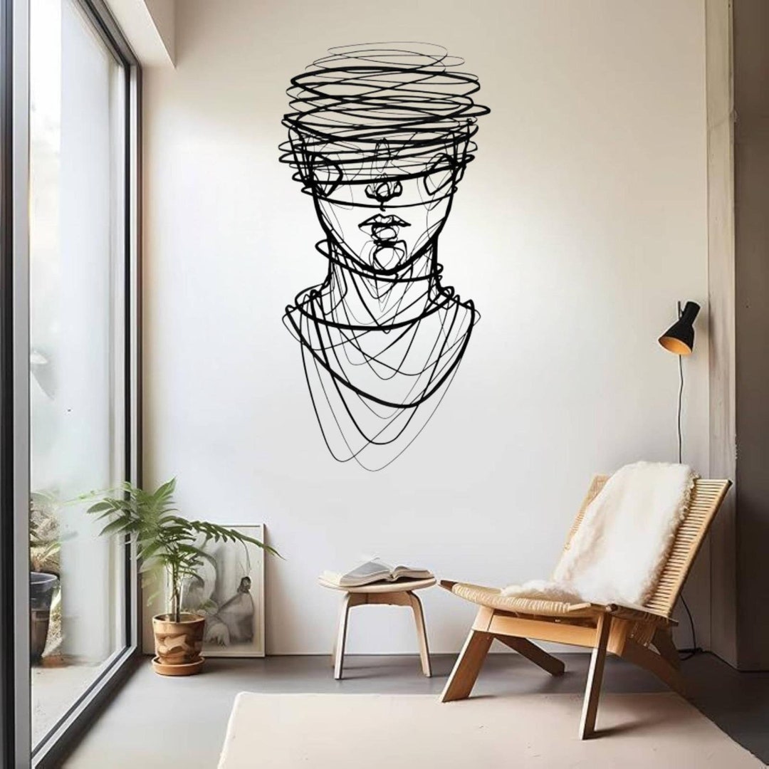 Picasso Face Metal Wall Sculpture,confused Man Face Metal Wall Decor ...