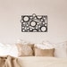 Abstract Bubbles Metal Wall Art Metal Sketch Sign for Wall - Etsy