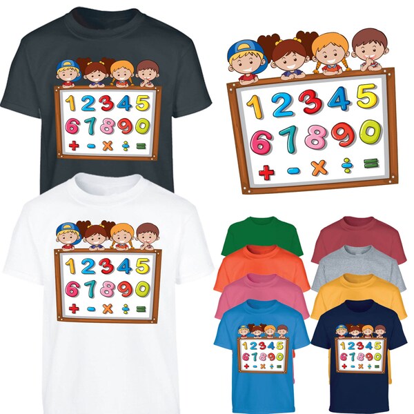 Kids Math Shirt - Etsy UK