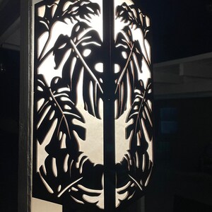 Handmade Tiki Lantern - Tiki Bar Lantern - Tiki Tropical Light - Island ...