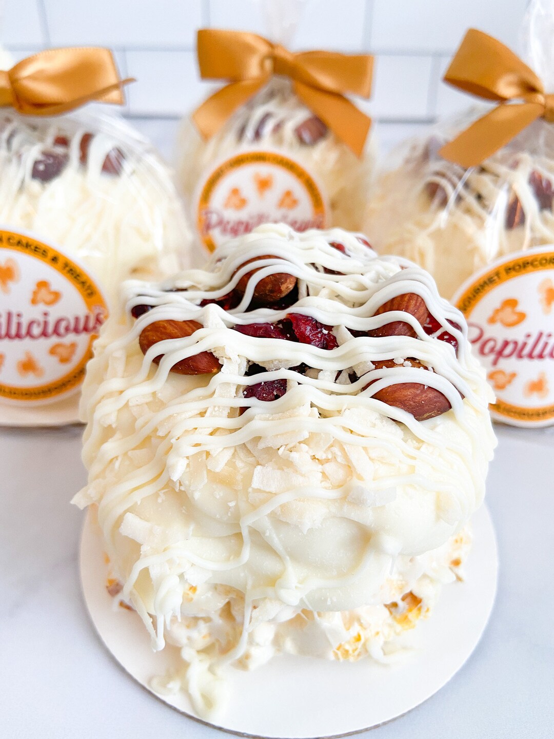 Popilicious Popcorn Gourmet Miniature Coconut & Almond Popcorn - Etsy