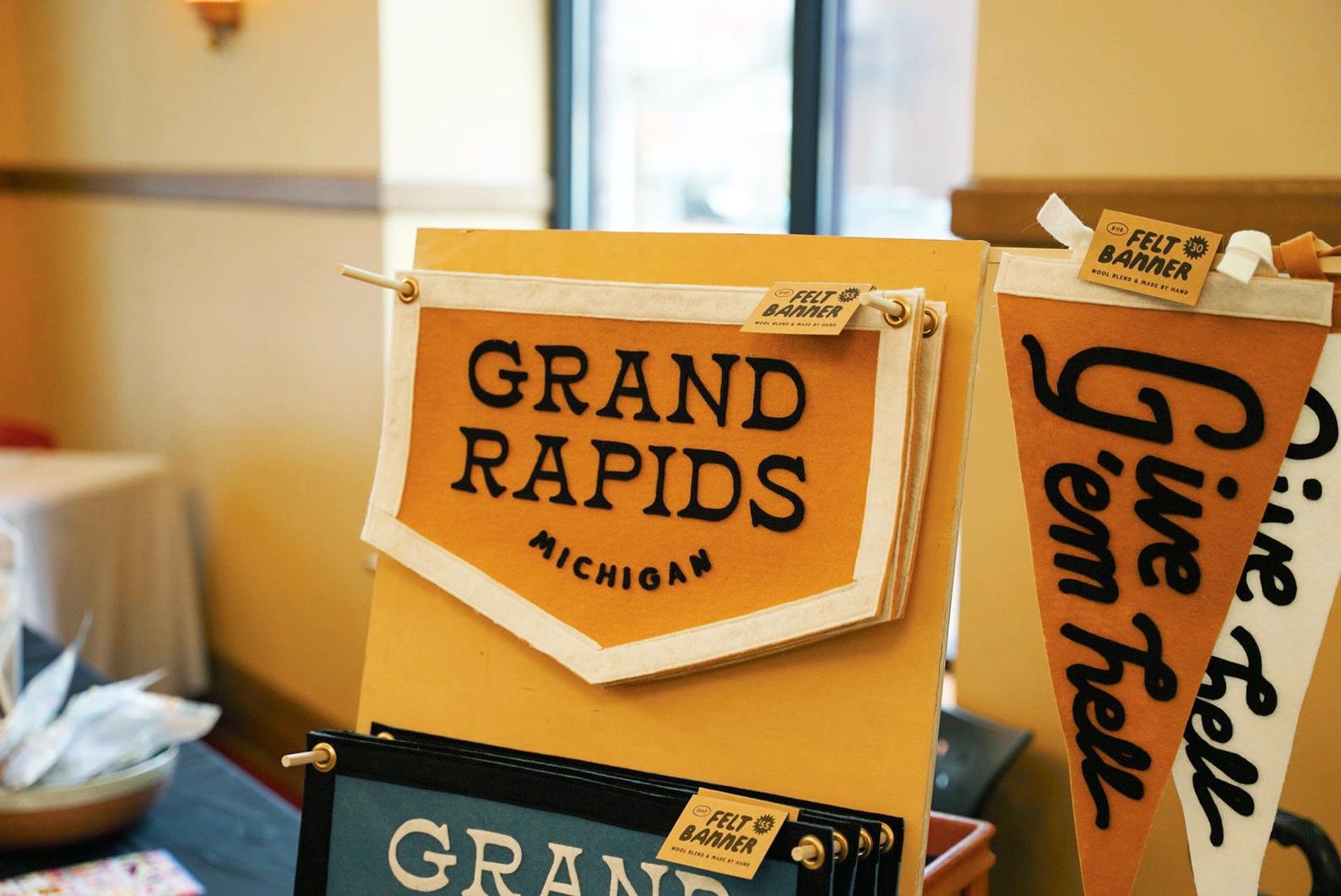 Grand Rapids Michigan Felt Banner, 11x17in - Etsy