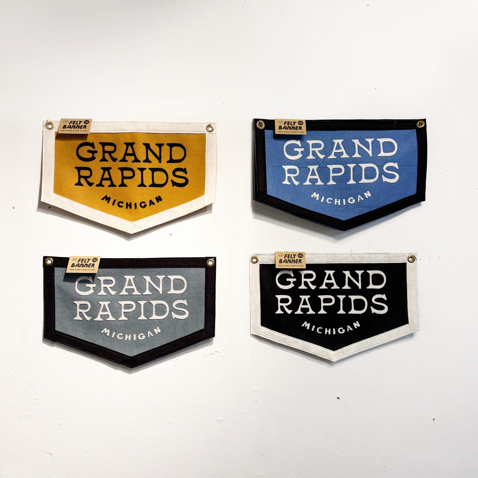 Grand Rapids Michigan Felt Banner, 11x17in - Etsy