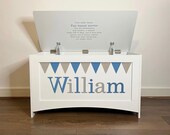 Personalised ottoman toy box store