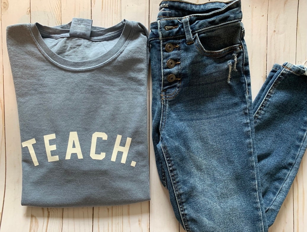 TEACH TEE - Etsy