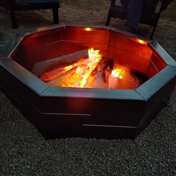Steel Fire Pit - Etsy
