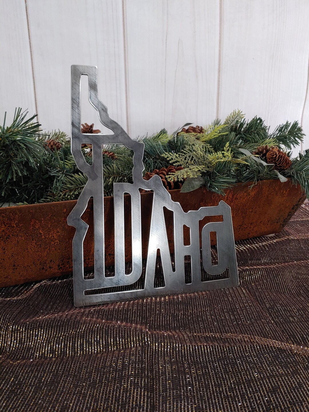 Corten Steel Idaho Sign Unique Steel Idaho Sign - Etsy