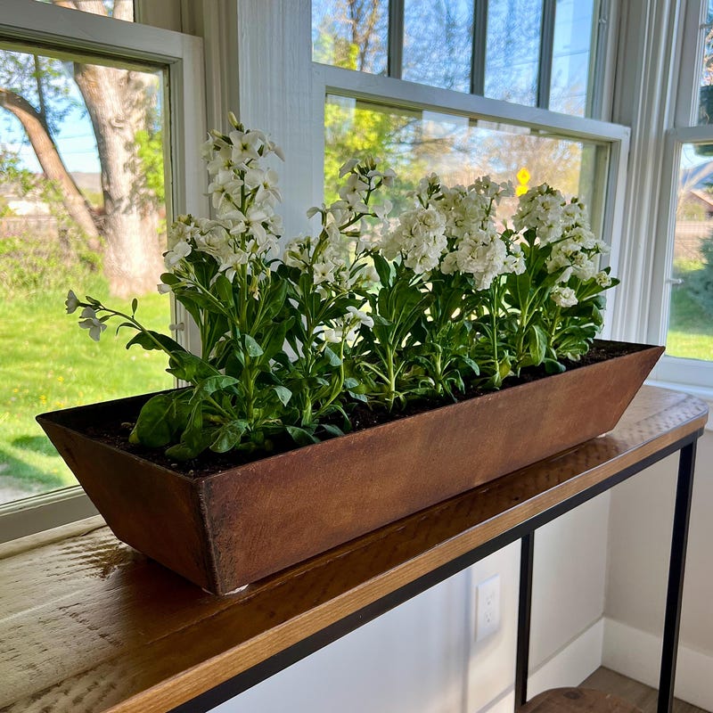 Long Window Box Planter - Etsy