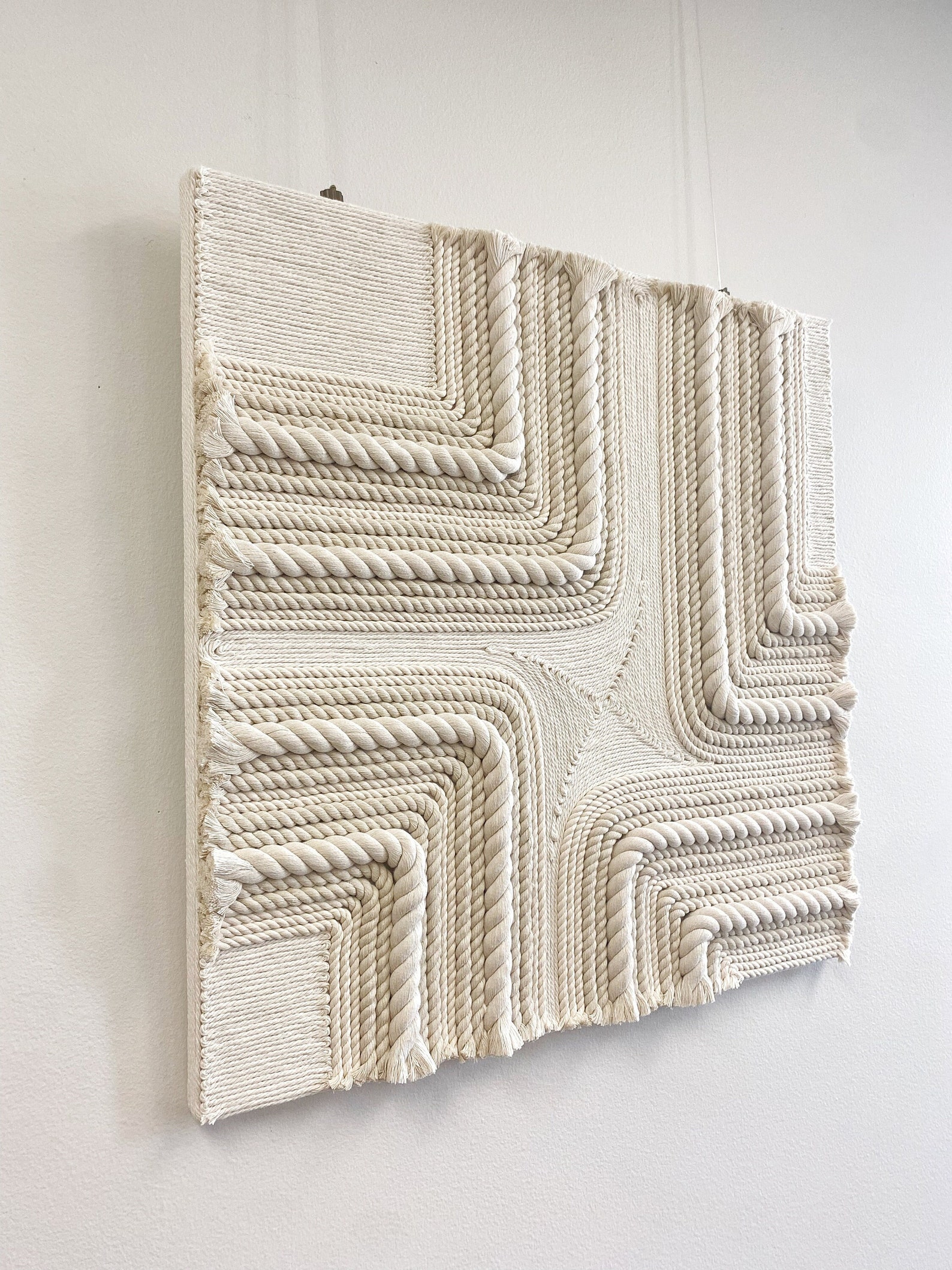 Fiber Art Wall Hanging, Contemporary Art for Modern Home Statement ...