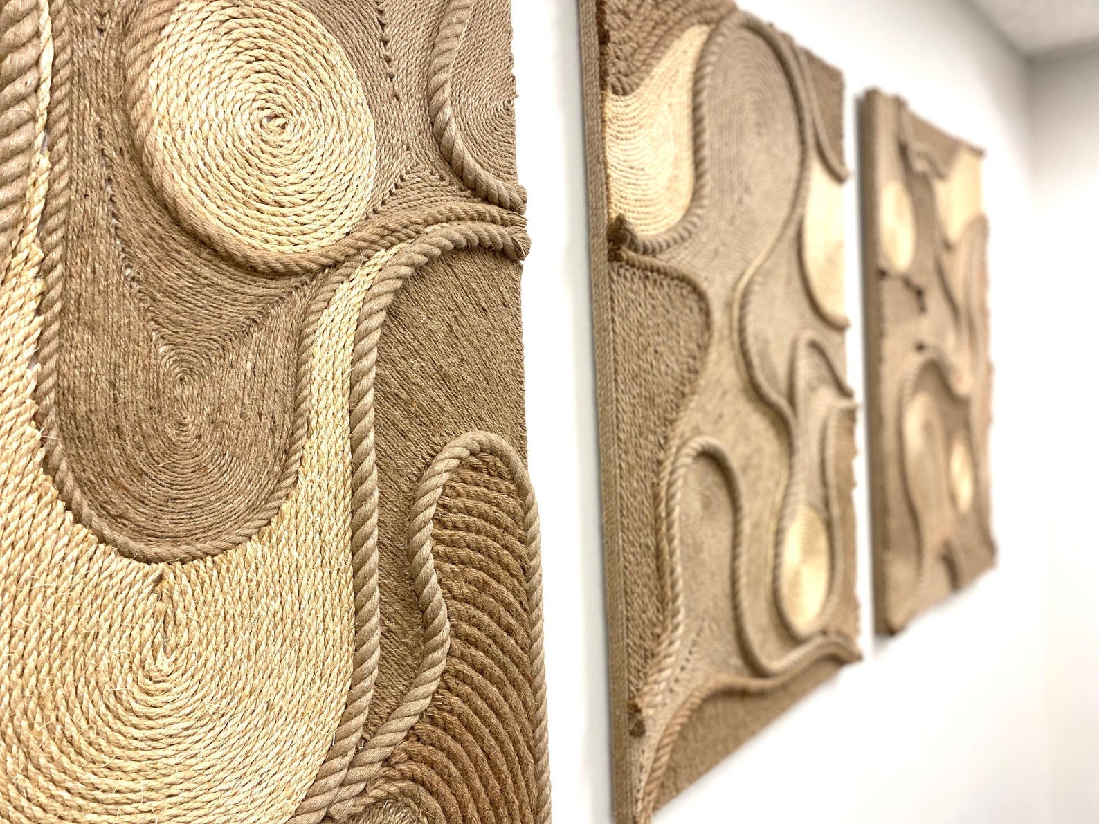 Fiber Art Wall Hanging, Contemporary Art for Modern Home Statement ...