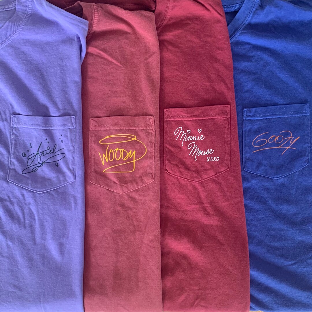 Autograph Pocket T-shirt - Etsy