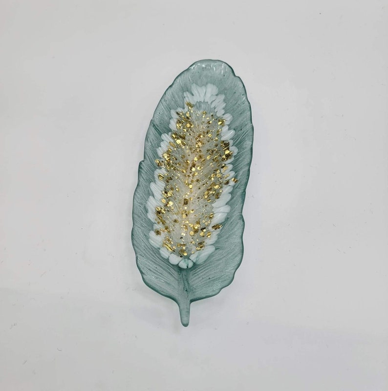 Feather Accent Dish - Etsy