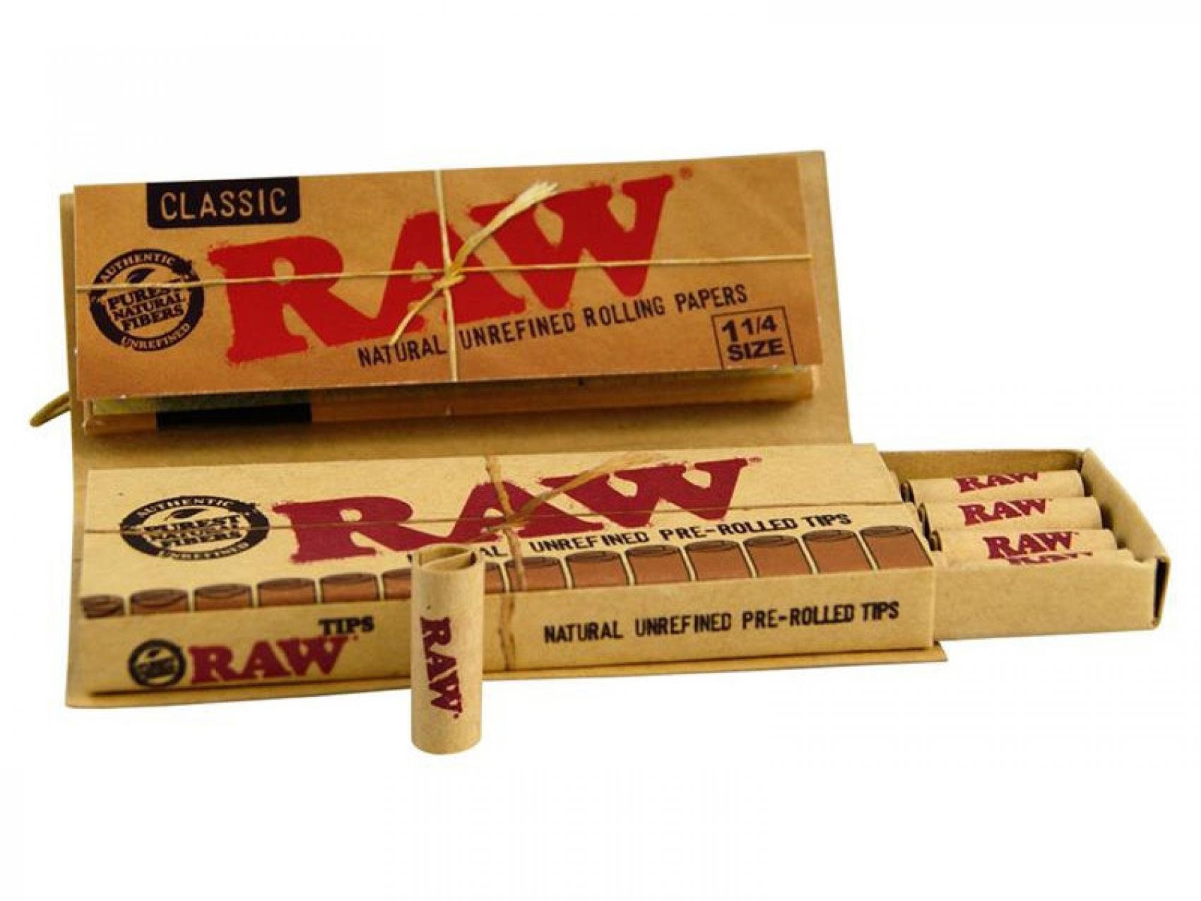 Raw Classic Connoisseur King Size Slim And Pre Rolled Tips Etsy