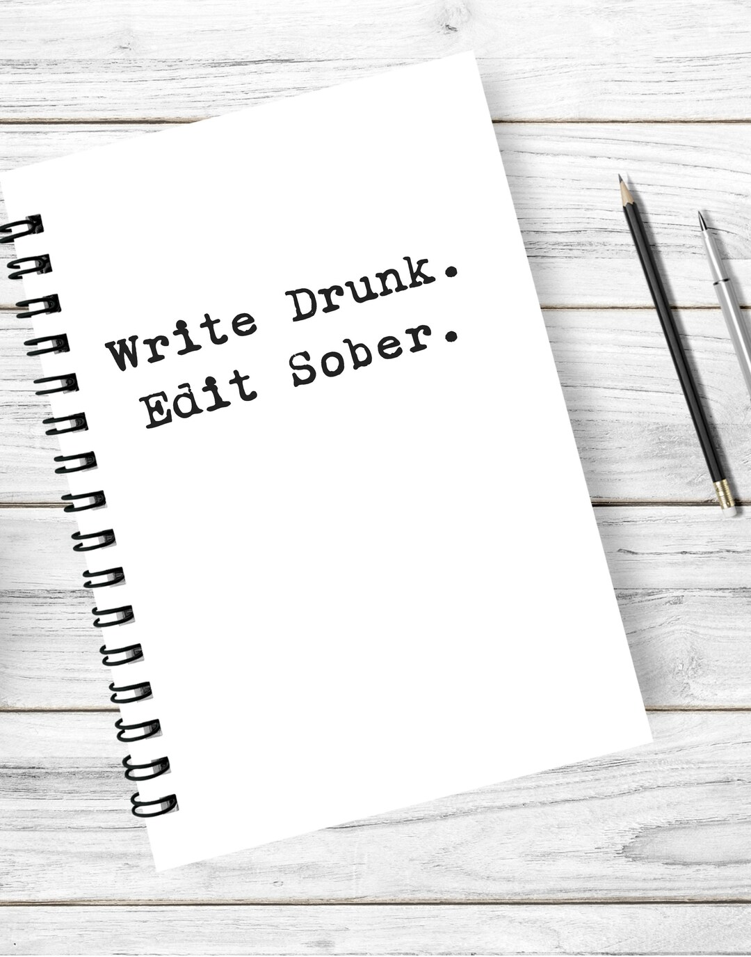 Write Drunk Edit Sober Decal Sticker, Gift for Writer, Gift for Him Her ...