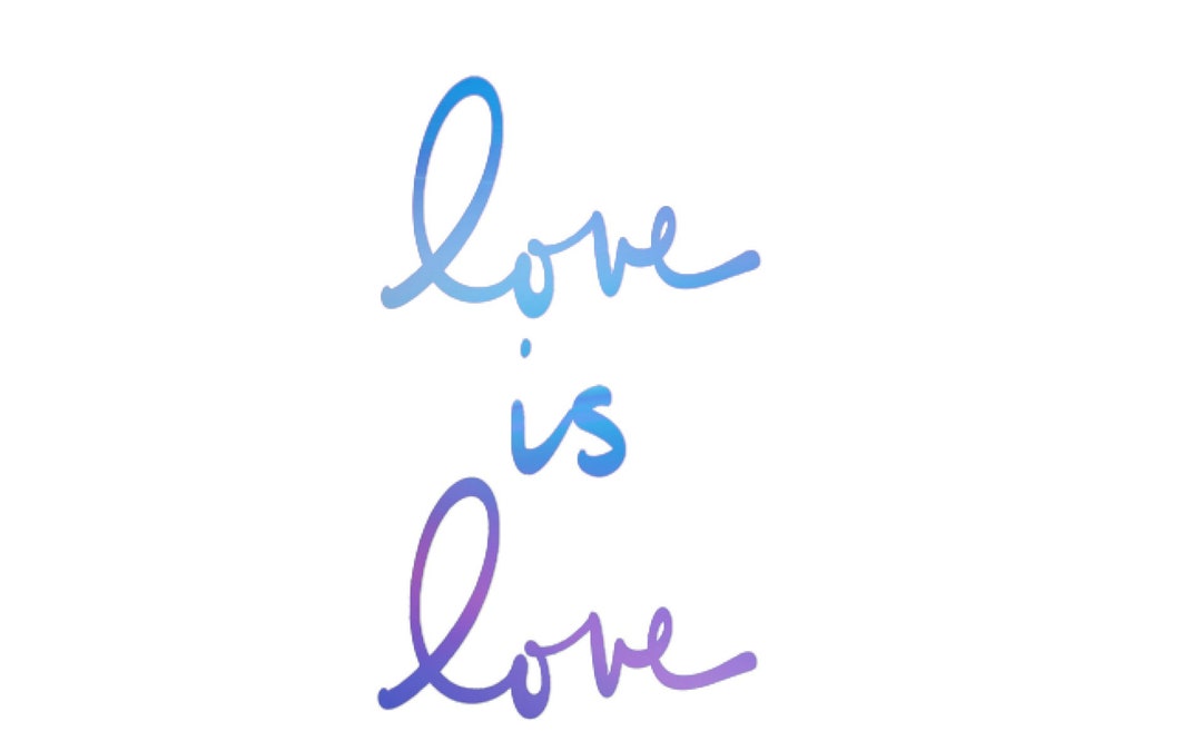 Love is Love Decal Sticker / Choose Your Color / Car / Laptop/ - Etsy UK