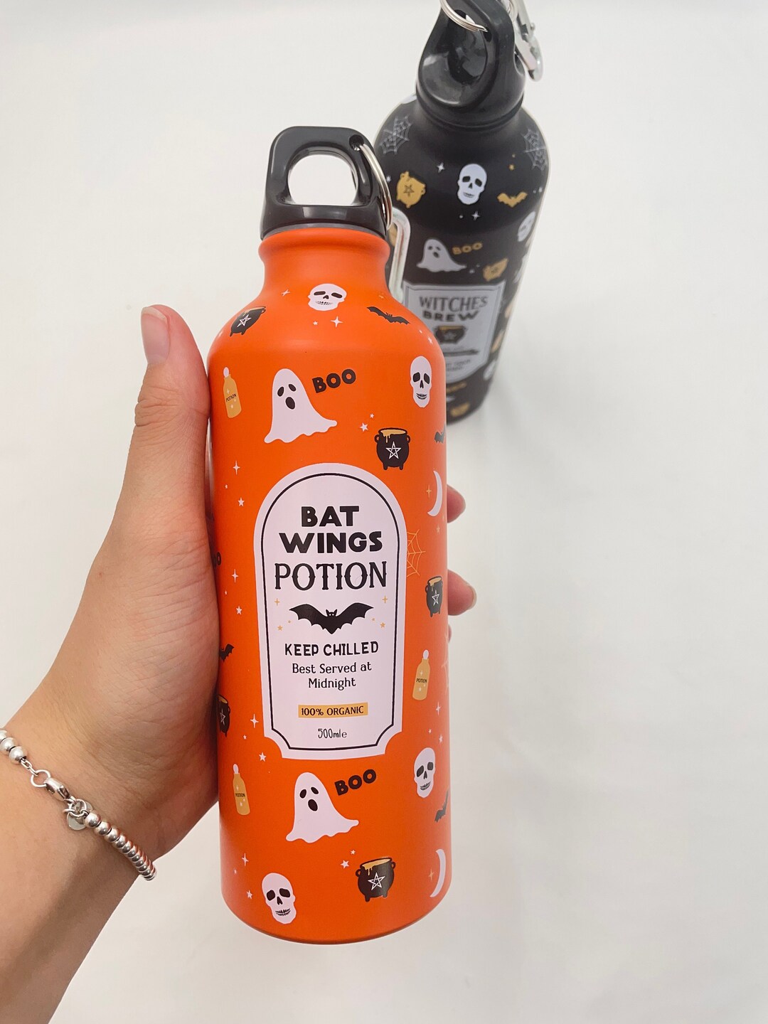 Personalised Bat Wings Potion Metal Water Bottle - Etsy