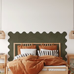 Wavy Render Moss Removable Reusable Decal Headboard - Etsy