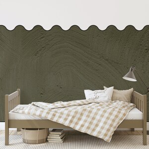Wavy Render Moss Removable Reusable Decal Headboard - Etsy